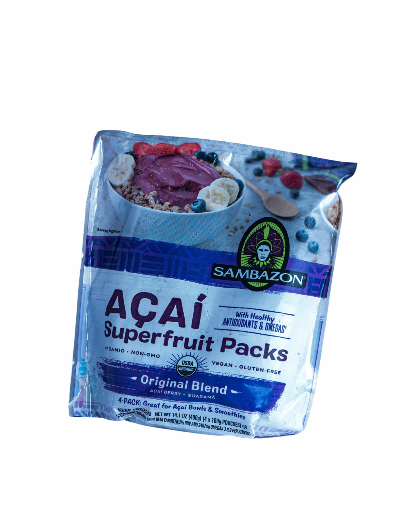 ACAI PURE ORIGINAL BLEND 4 PACKS - Congelados Express